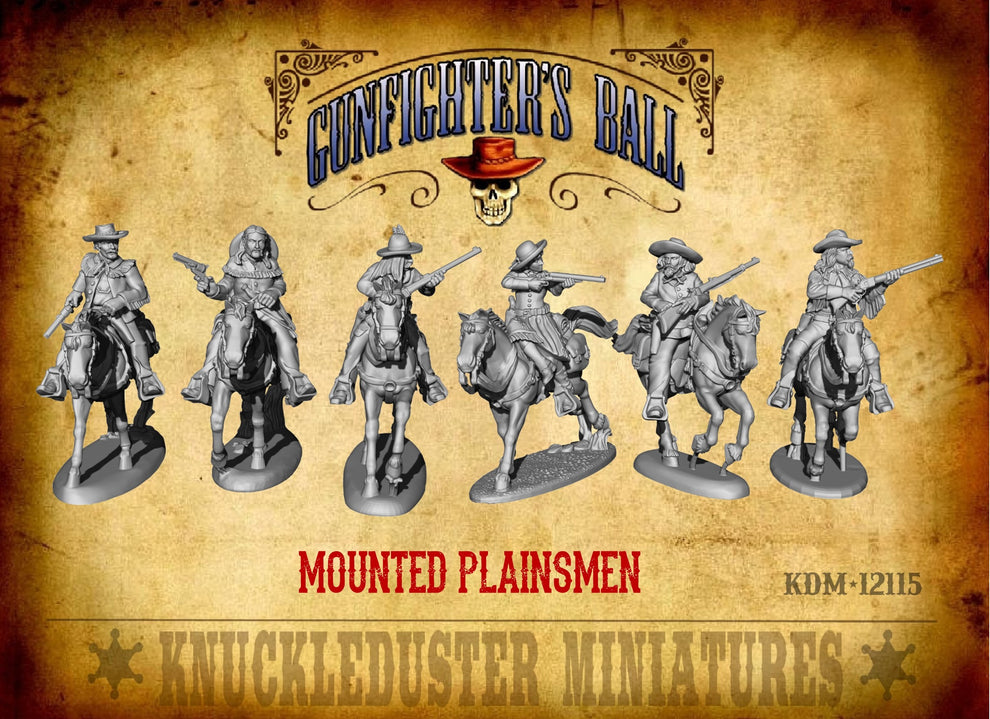 Mounted Plainsmen – KnuckledusterMiniatures