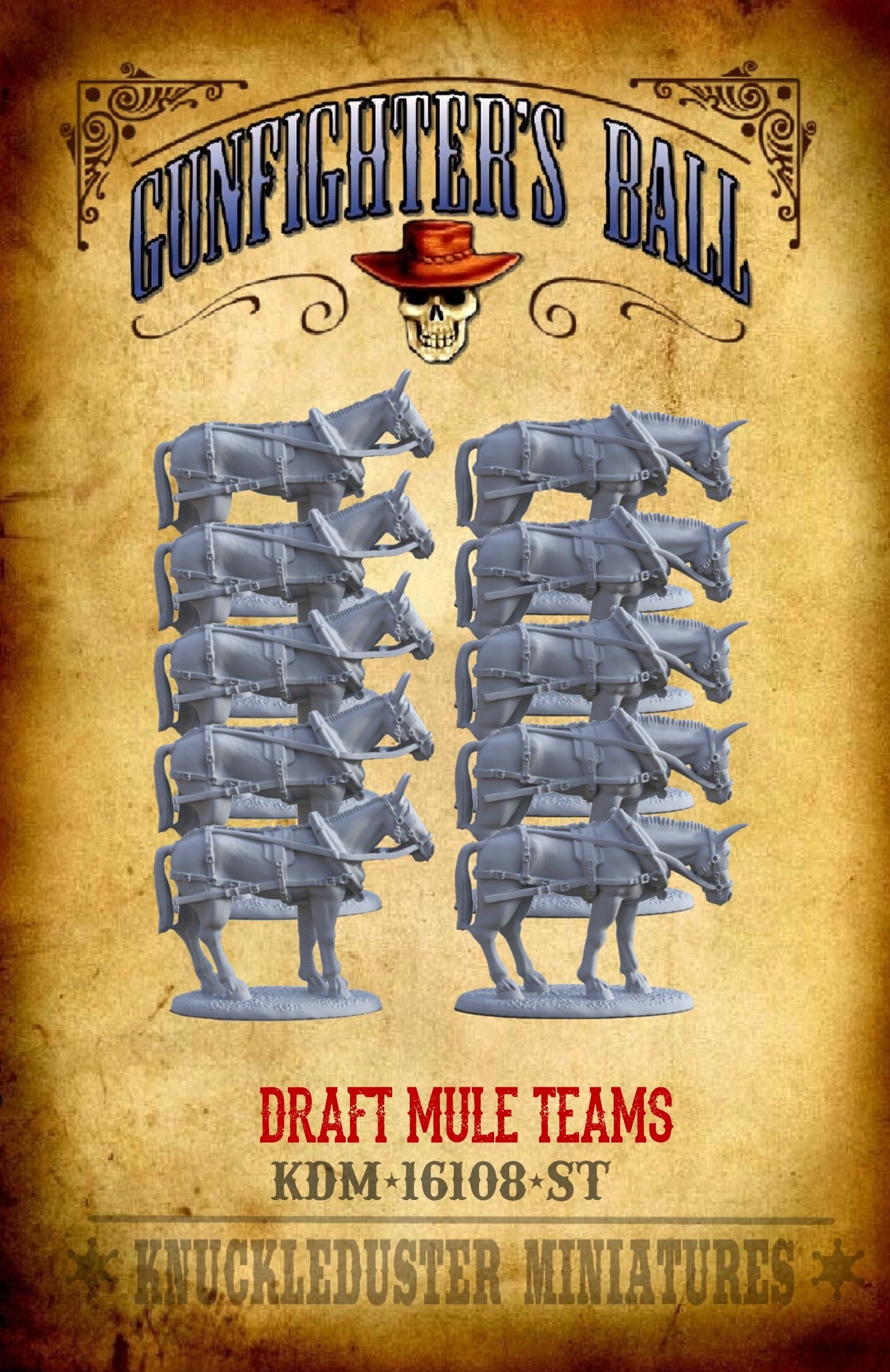 Draft Mule Teams – KnuckledusterMiniatures