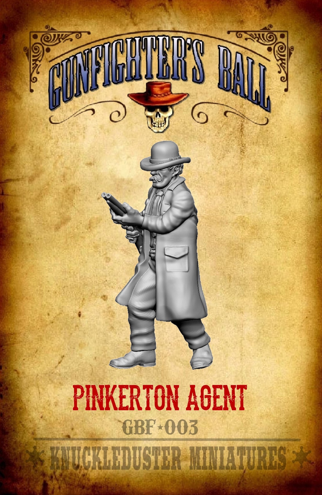 Pinkerton Agent – KnuckledusterMiniatures